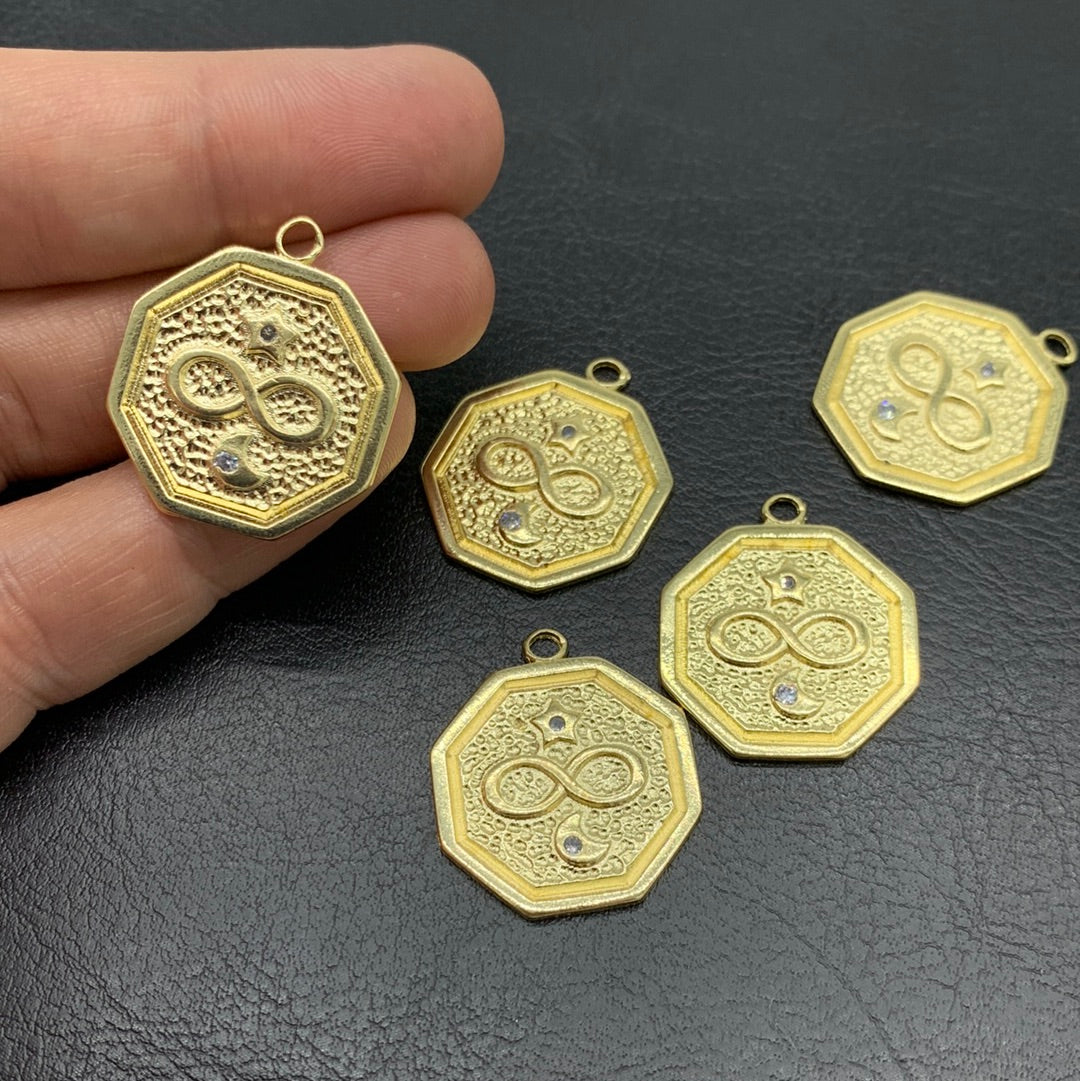 M81D - MAXI MEDALLA INFINITO CON CIRCON – Tienda Productos del Alma